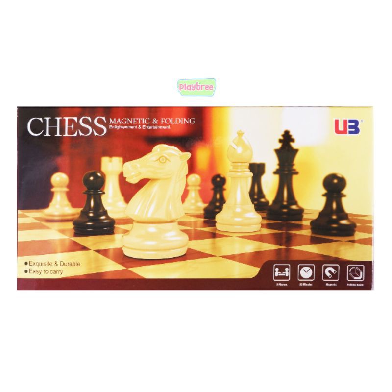 Catur Magnet 25x25 cm / Board Game Magnetic Folding Chess UB | Lazada ...