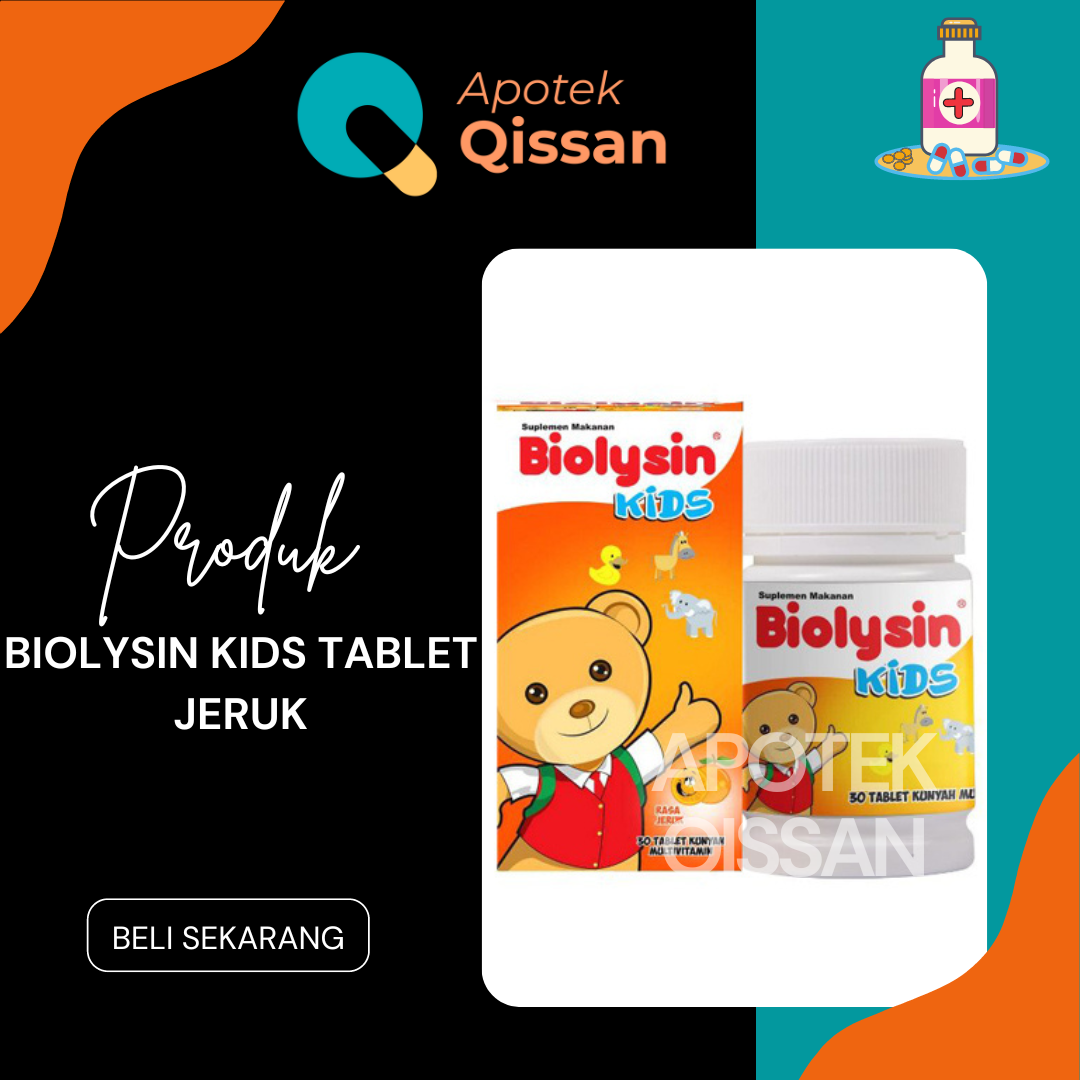 BIOLYSIN KIDS (multivitamin untuk memelihara kesehatan anak-anak dengan ...