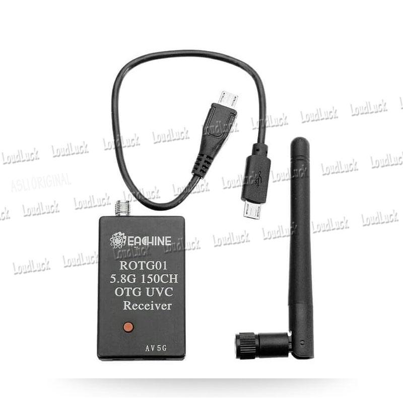 Eachine ROTG01 UVC OTG 5.8G 150CH Channel FPV Receiver Android Phone HP ...