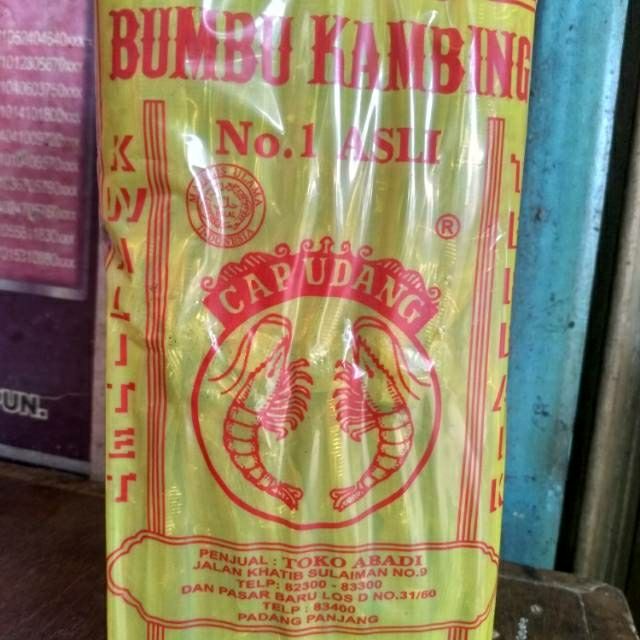 Bumbu kambing cap udang sachet isi 20 total 1 kg | Lazada Indonesia