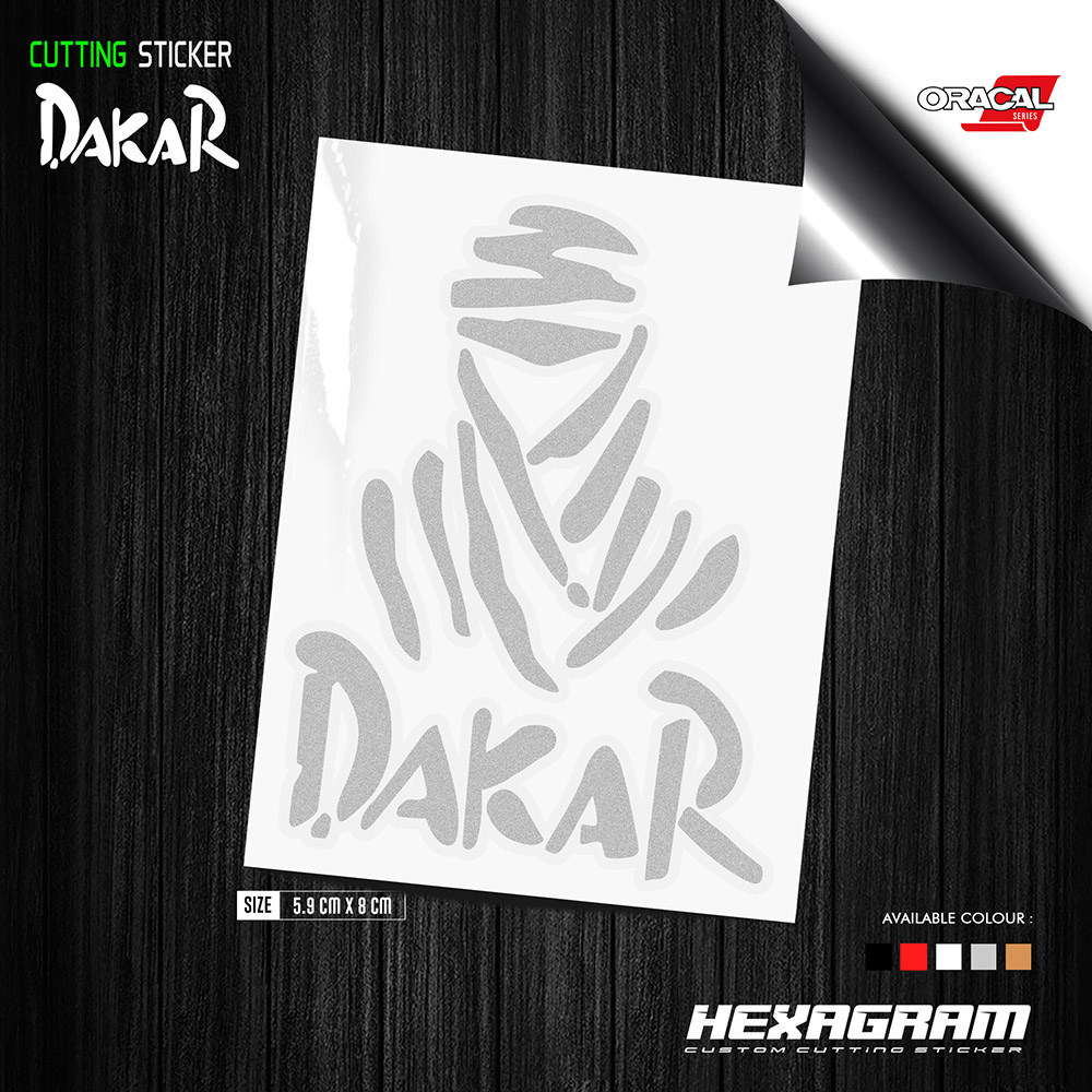 Cutting Sticker Dakar | Stiker Cutting Dakar | Dakar | Lazada Indonesia
