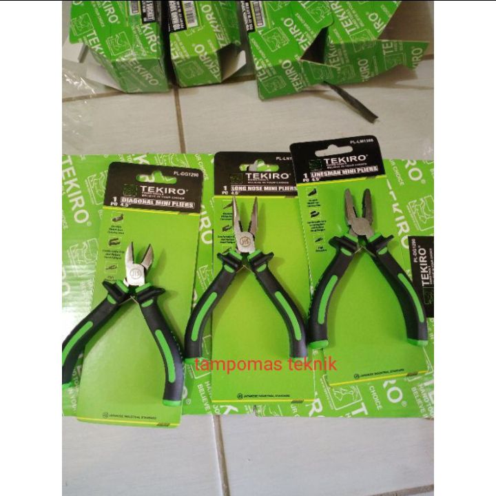 Tang set Tekito 4,5" Tang Mini 3bh Tang Kombinasi Tang Potong Tang Lancip Tekiro Original ...