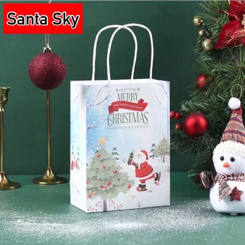 PAPERBAG Natal Christmas Decoration Kantong Paper bag | Lazada Indonesia