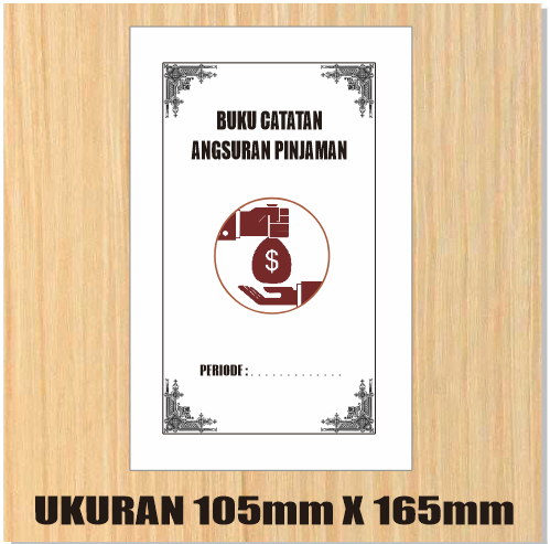Buku catatan angsuran pinjaman - buku catatan angsuran kredit | Lazada ...