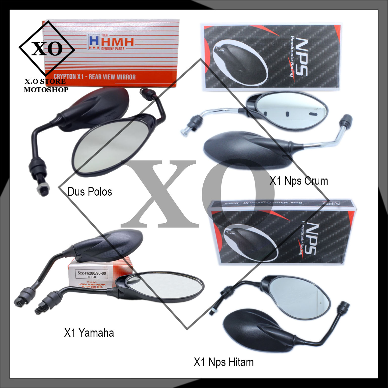 Spion Yamaha 125z X1 F1ZR Original Thailand cocok untuk semua jenis ...