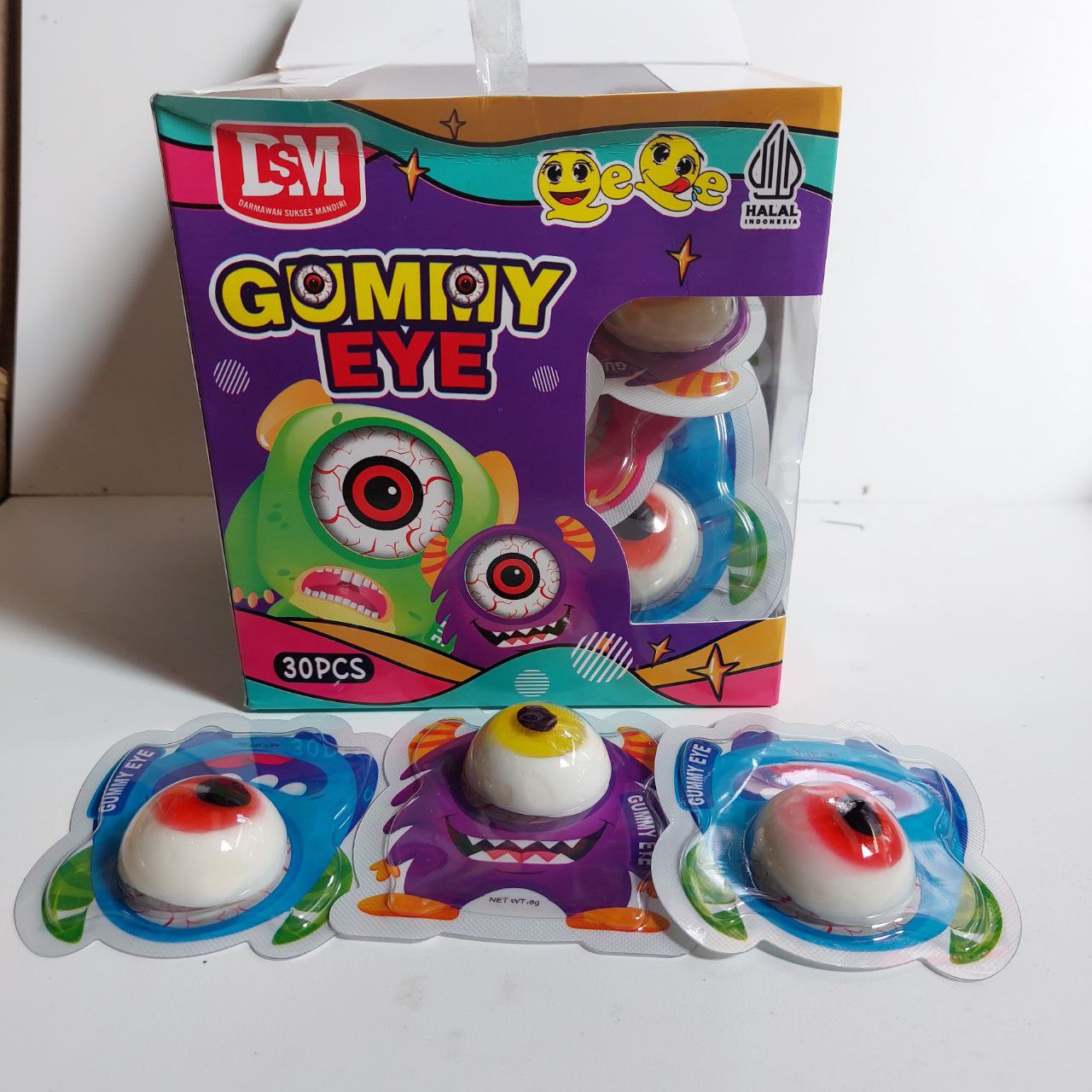 Permen Gummy eye/ mata isi 30 pcs | Lazada Indonesia
