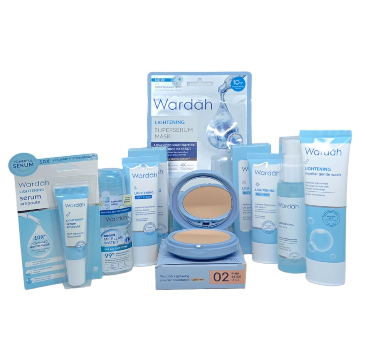 Paket Wardah Skincare Lightening Varian Baru Original | Lazada Indonesia