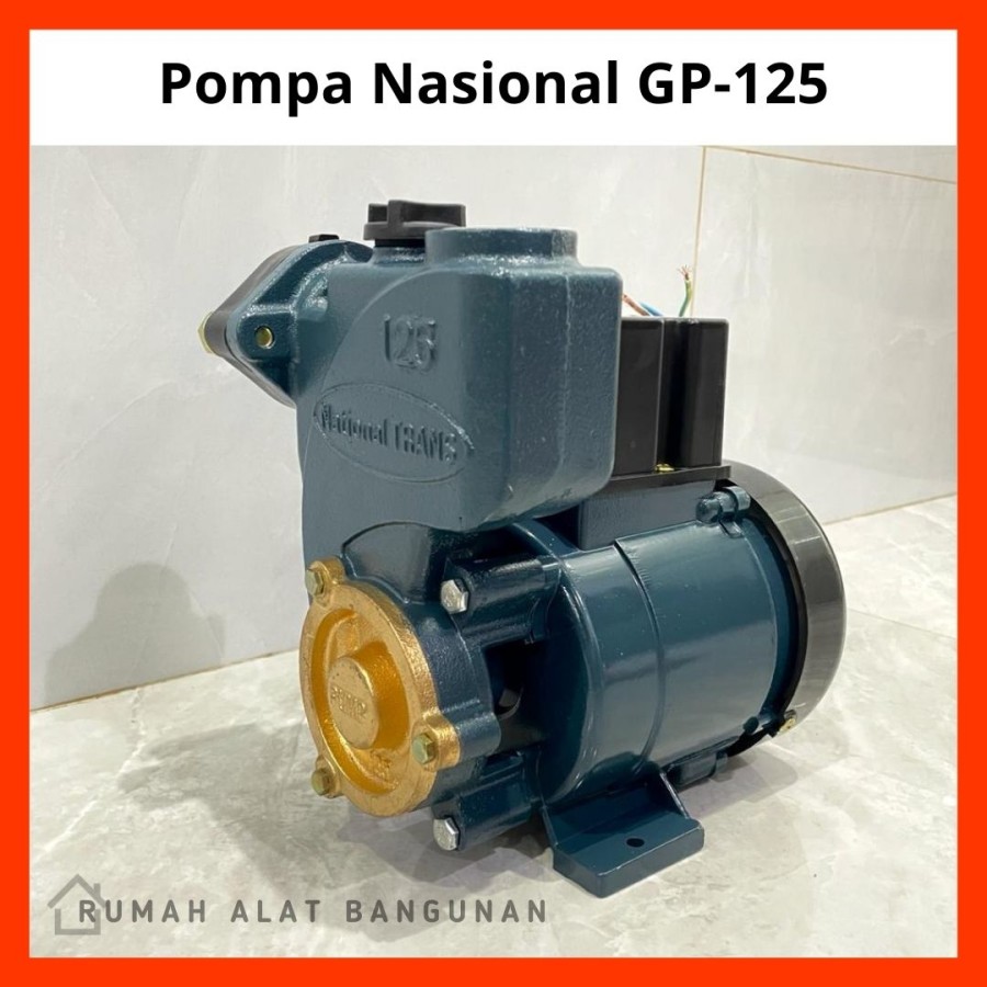 POMPA AIR NASIONAL GP 125 Pompa Air Listrik GARANSI RESMI 1TH | Lazada ...