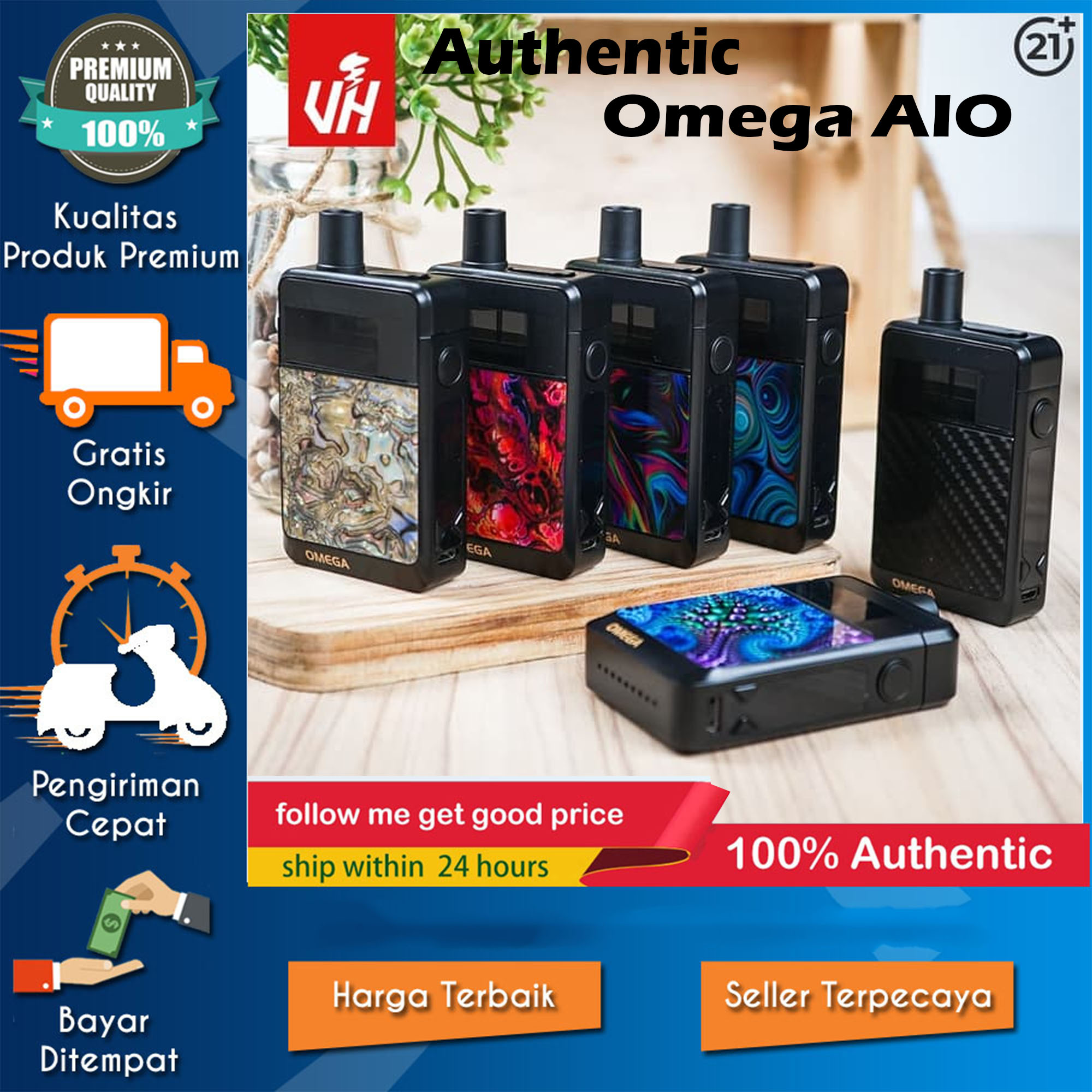 Think Omega AIO 30W Pod Starter Kit podmod murah full set mod1vape full ...
