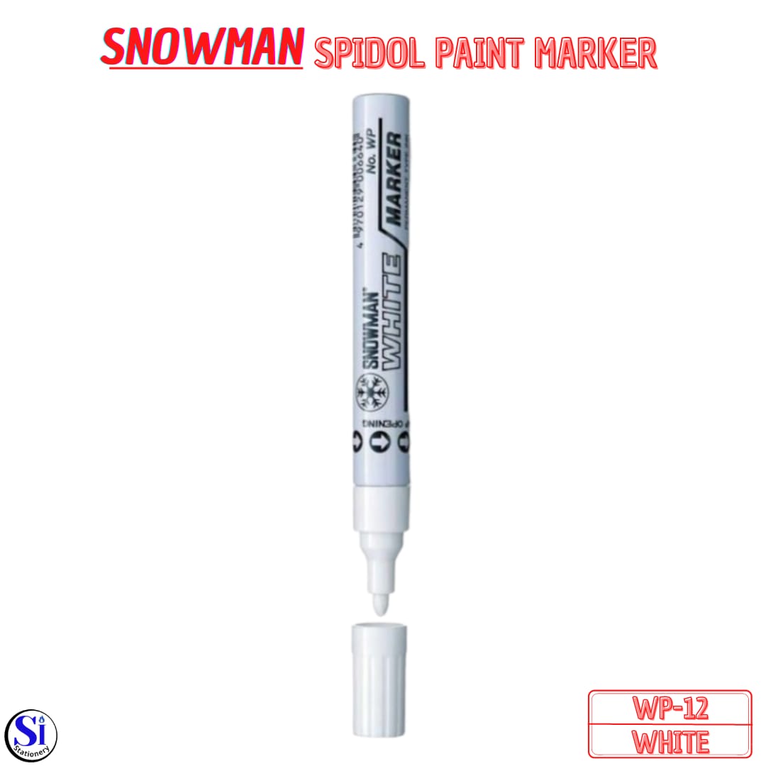 Spidol Snowman Permanen Marker (Silver,Gold,White)/Snowman Paint Marker ...