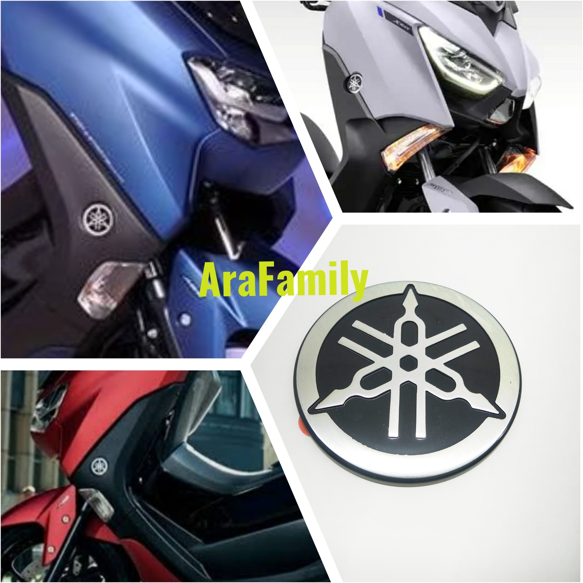 Emblem Logo yamaha 3D untuk body yamaha new nmax old nmax xmax original ...