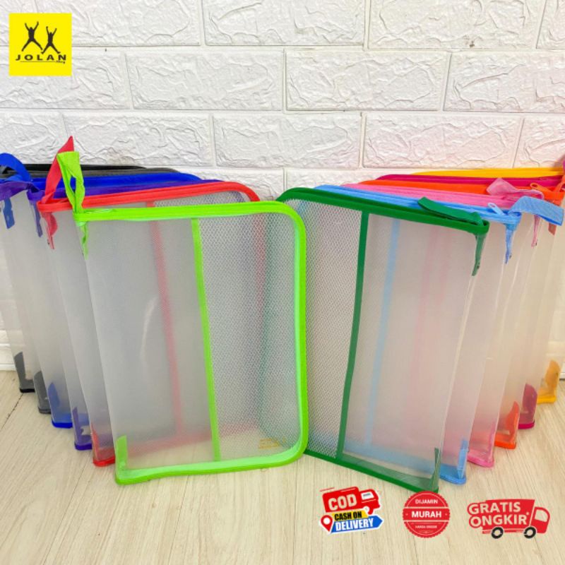 Map Zipper Folio / Map Resleting / Map File / Map Tenteng F4 anti jebol ...