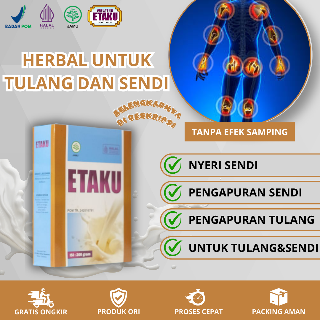 Untuk Nyeri Tulang & Sendi, Pengapuran Tulang & Sendi, Pengeroposan ...