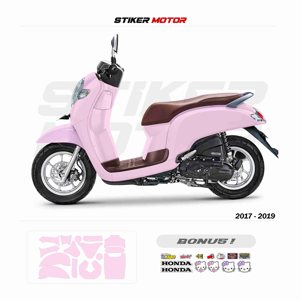 DECAL SCOOPY 2013 2014 2015 2016 2017 2018 2019 2020 2021 2022 SC301 ...