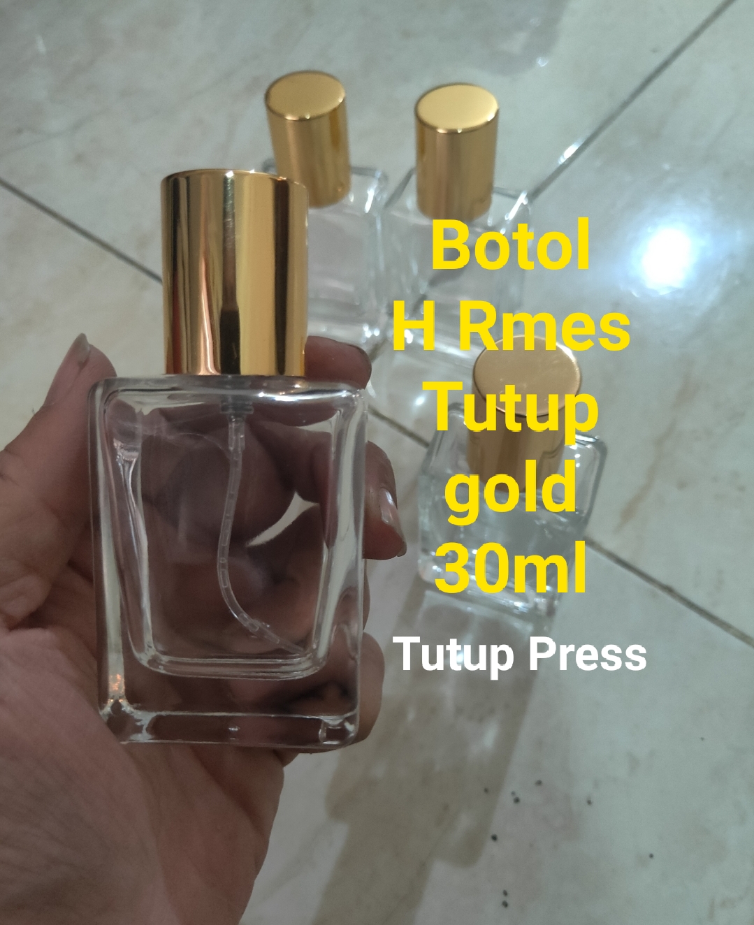 botol parfum 35 mili , botol kosong , botol spray , botol press ...
