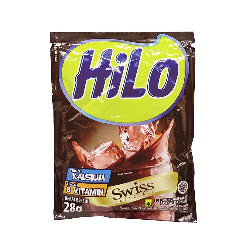HiLo Swiss Chocolate / Choco Malt 10 Sachet - Minuman Coklat Tinggi Kalsium | Lazada Indonesia
