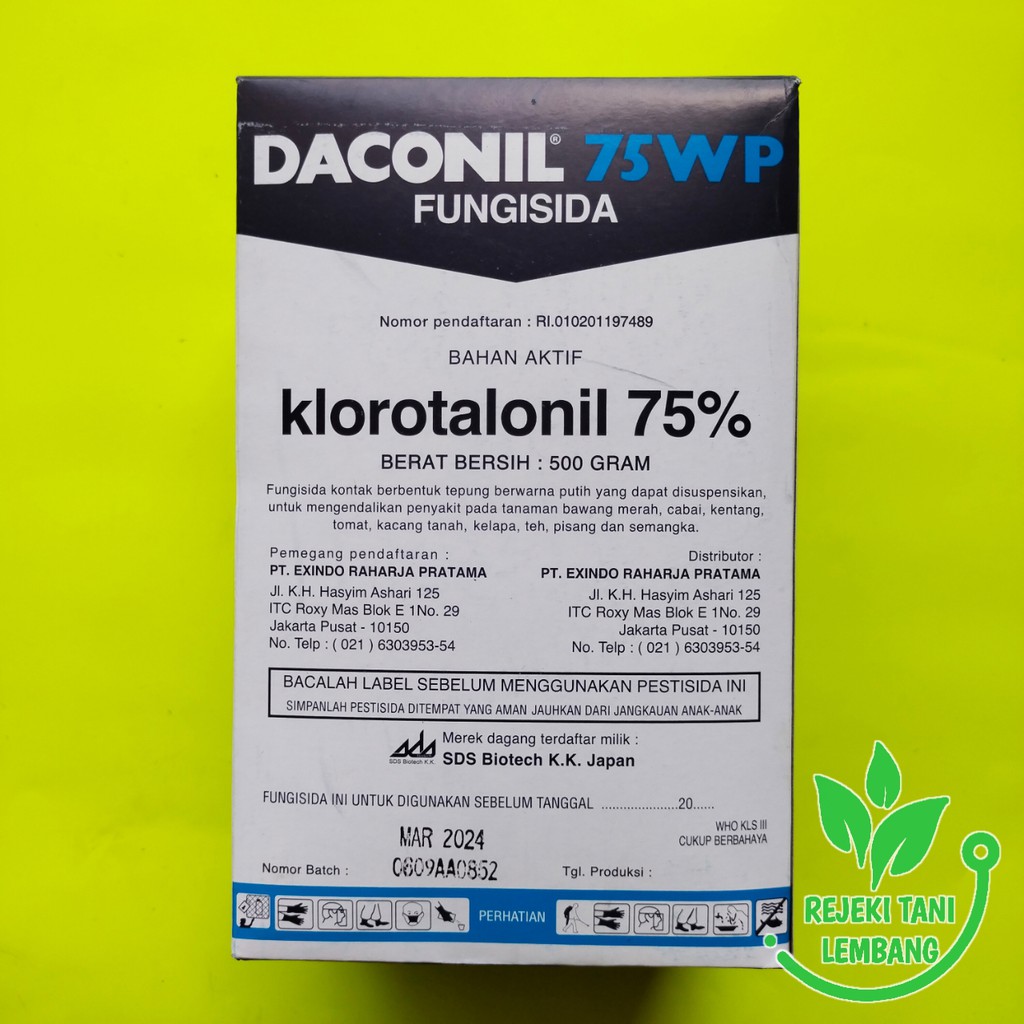 Daconil 500 gram Fungisida anti jamur untuk pertanian dan buahan | Lazada Indonesia
