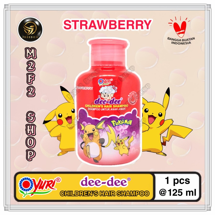 Dee-Dee Shampoo Botol Anak Strawberry | Stroberi - 125 ml (Kemasan ...