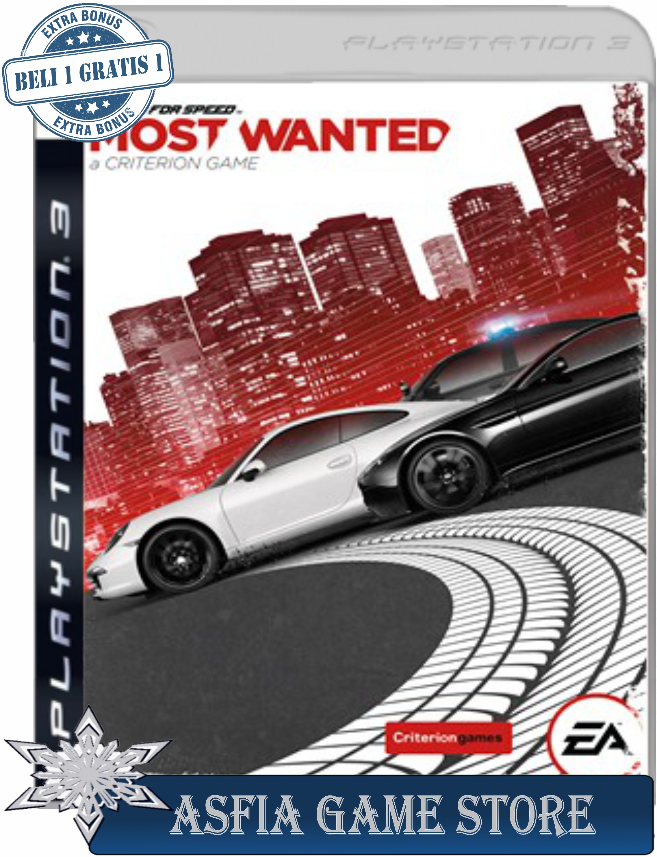 Need For Speed MOST WANTED DVD Kaset Game PS3 PKG CFW HEN MULTIMAN ...