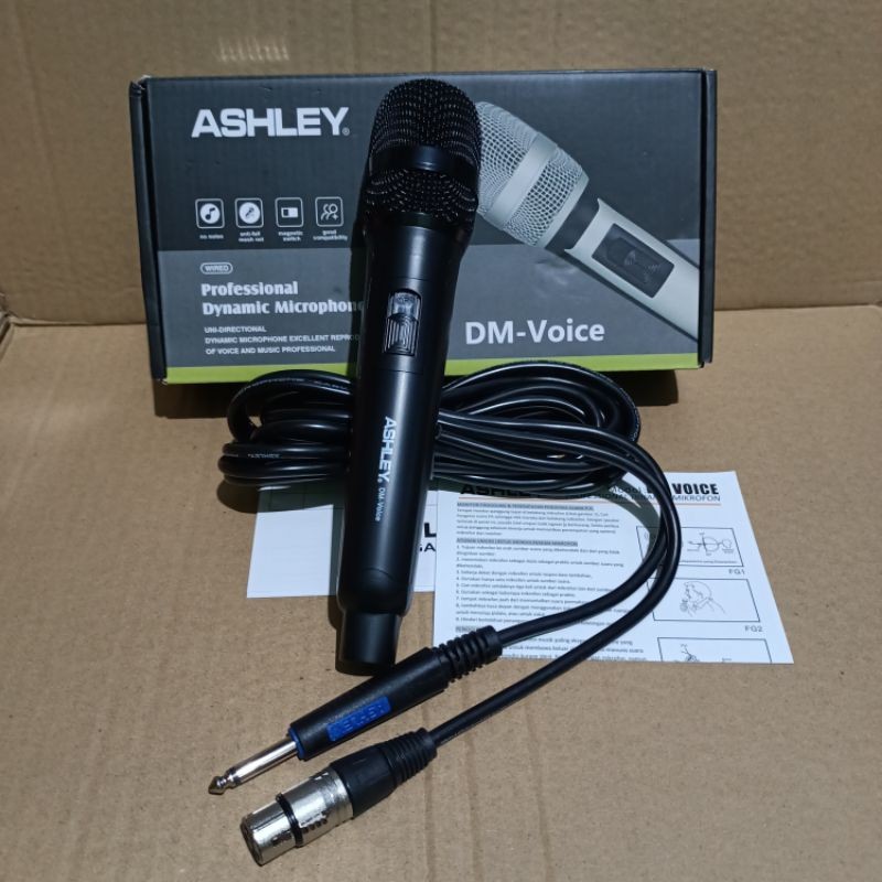 mic kabel ashley dm voice mik kabel ashley dm voice panjang kabel 5 ...