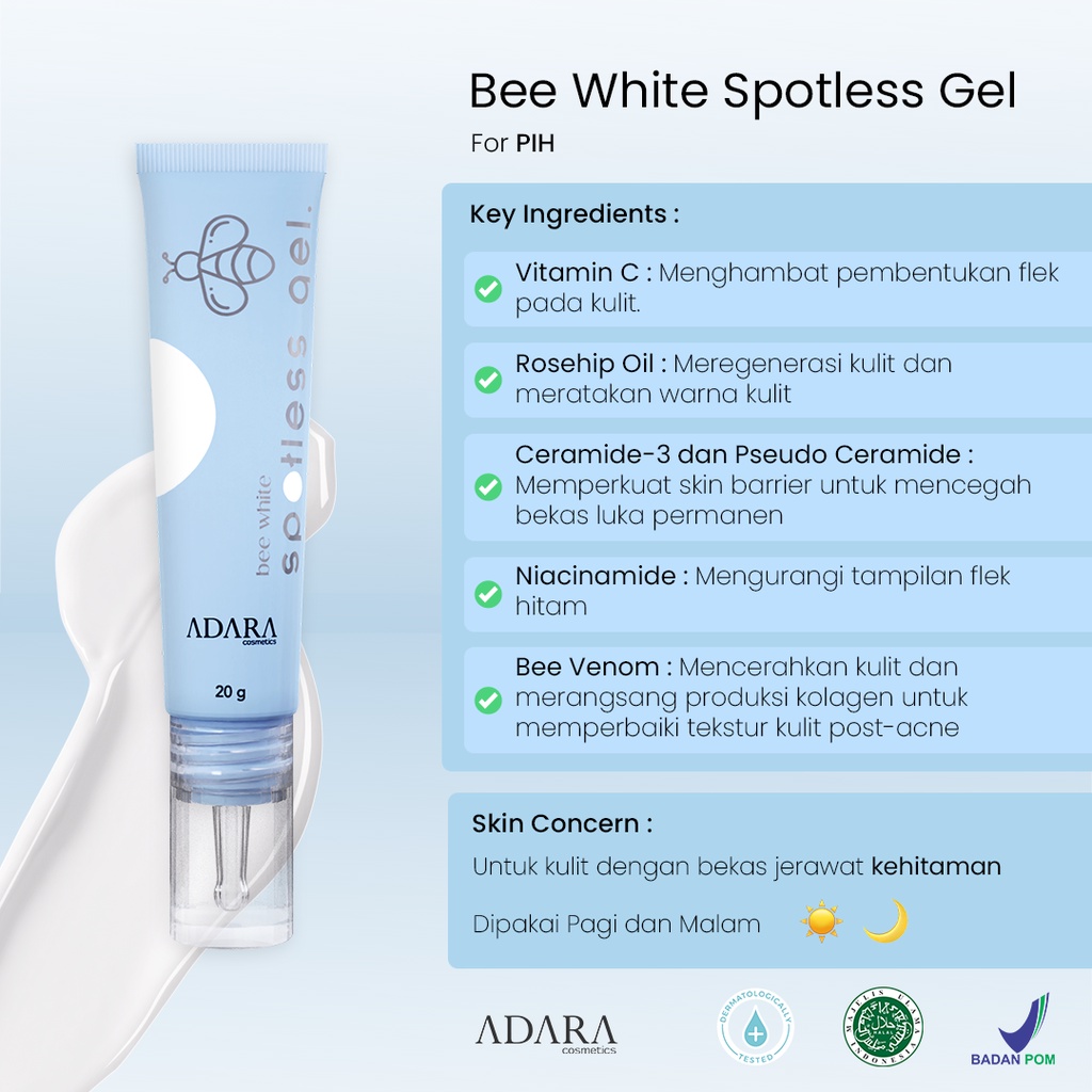 ADARA - BEE WHITE SPOTLESS GEL | Lazada Indonesia