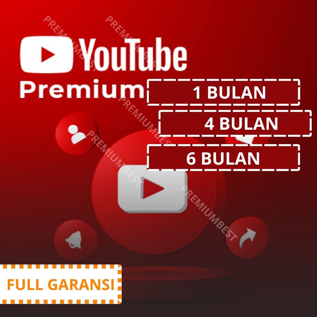 Youtube Premium 1 Bulan 4 Bulan 6 Bulan Premiumbest Bestseller | Lazada ...