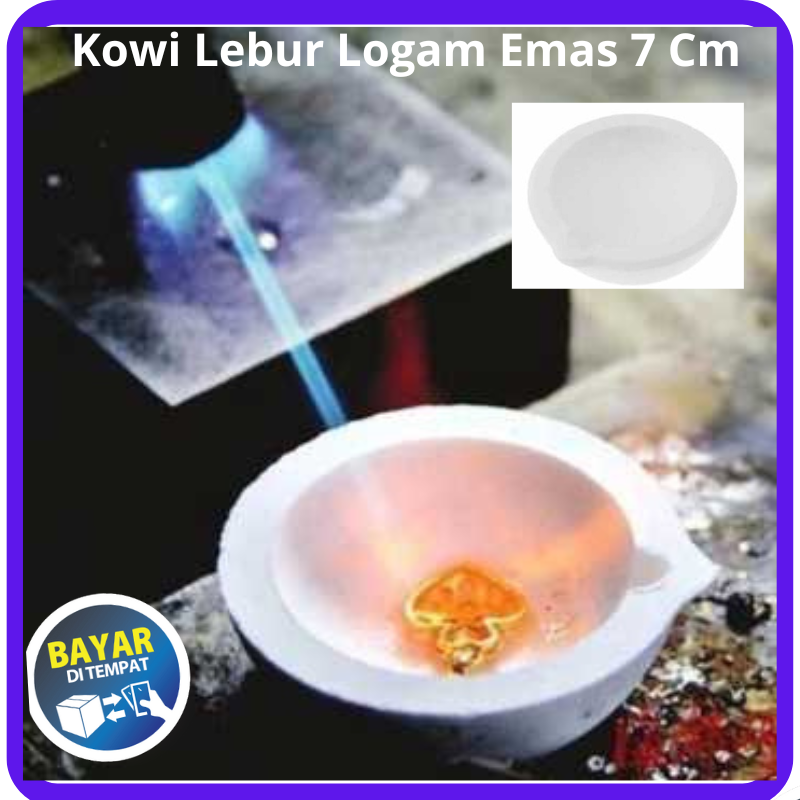 Marege Alat Peleburan Emas Material Cramic + Quartz Silica Mangkok ...