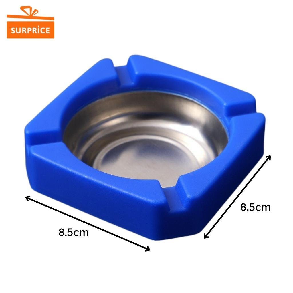 Asbak Rokok Ash Tray Stainless Steel / Asbak Rokok Persegi Premium ...
