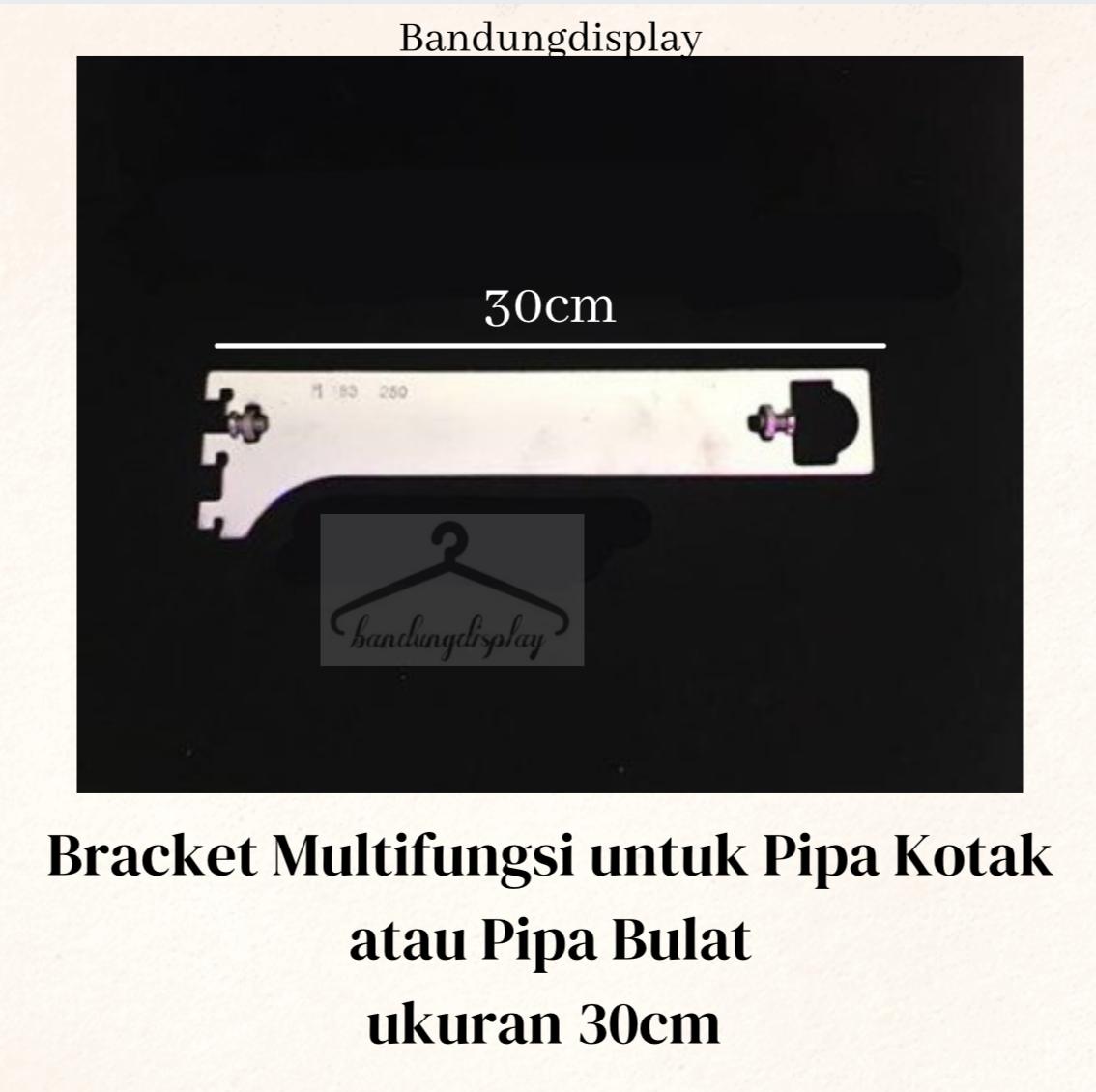 Breket pipa kotak atau pipa bulat H-30 cm | Lazada Indonesia