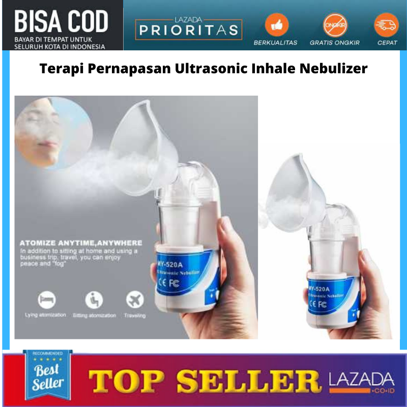 Terapi Pernapasan Ultrasonic Inhale Nebulizer / Terbaru Kualitas ...
