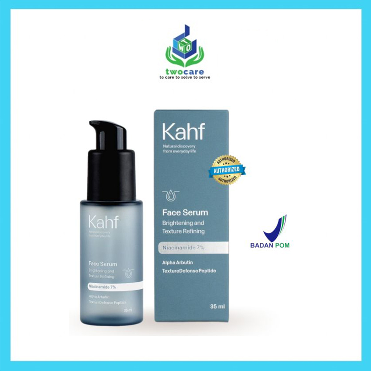 Kahf Face Serum Brightening And Texture Refining 35ml | Lazada Indonesia