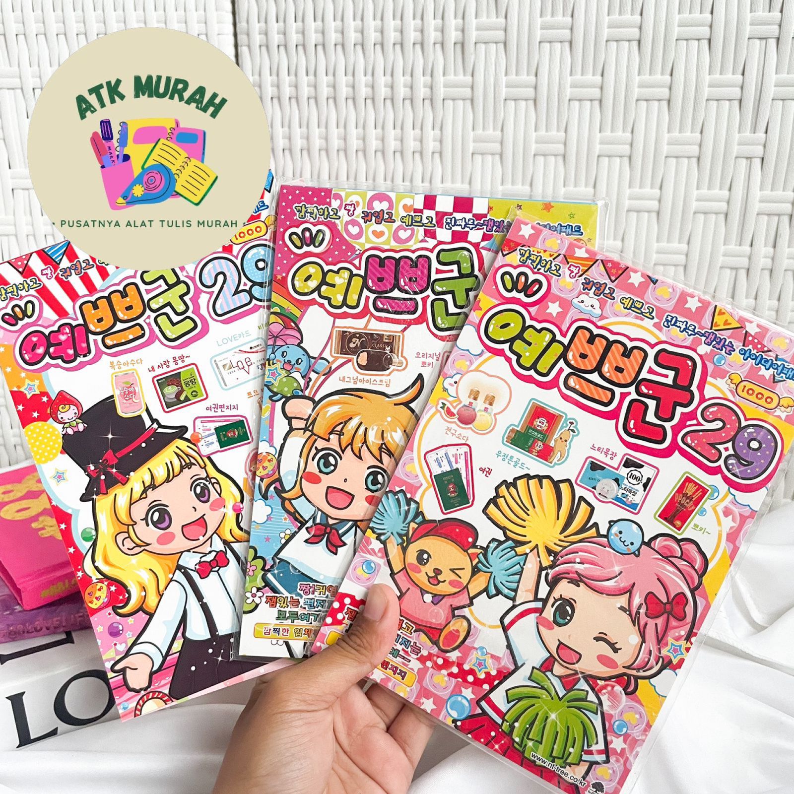 Buku Origami Korea Korean Bentuk makanan Papercraft book Buku Lipat ...