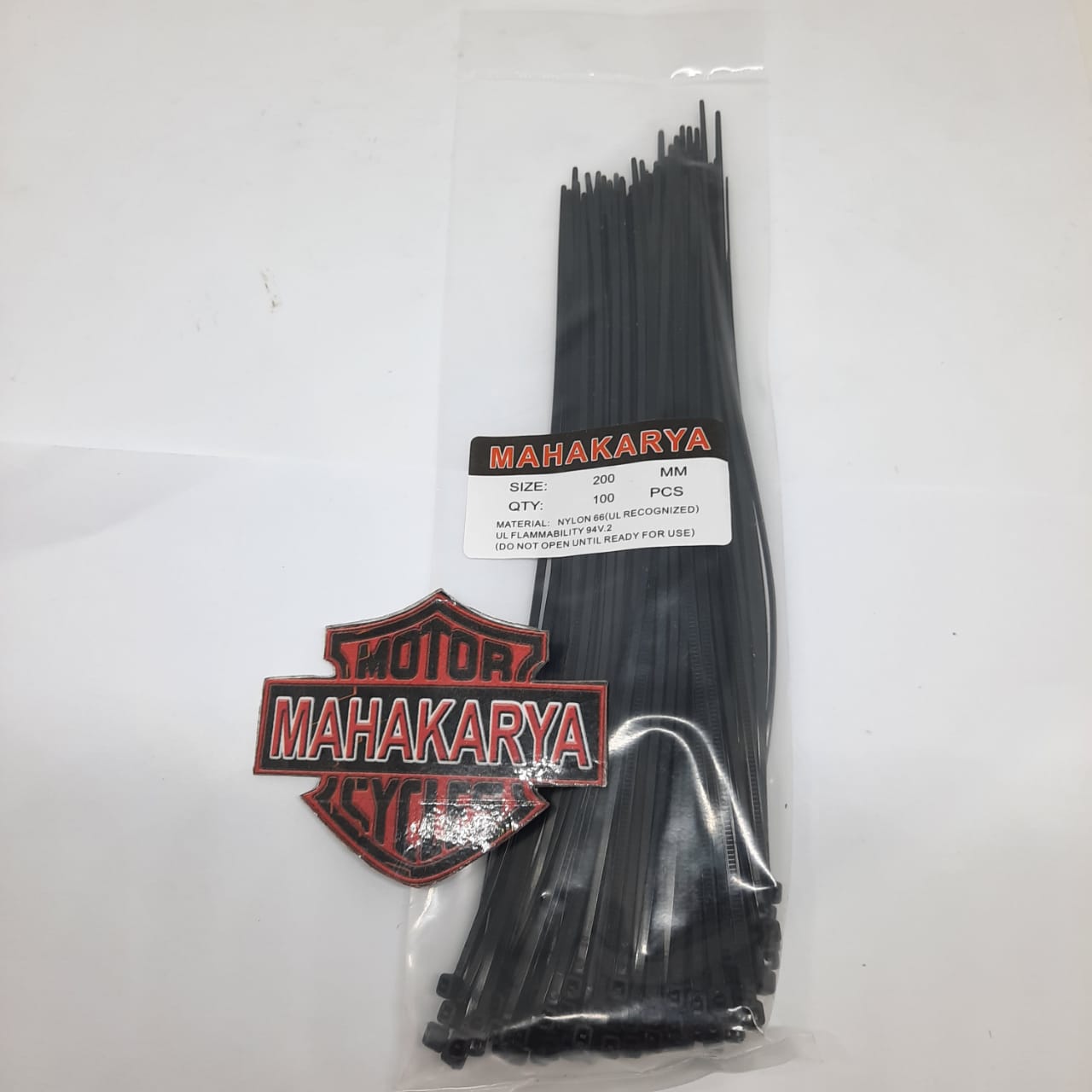 TALI KABEL TIES CABLE TIE 2,5X200MM 20CM 100PCS 3.6X200MM | Lazada ...