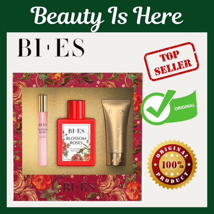 BI ES BI-ES BIES Blossom Roses Woman GIFTSET EDP Original BI'ES ...