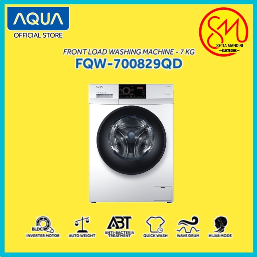 MESIN CUCI AQUA FQW-700829QD FRONT LOAD WASHING MACHINE JAPAN 7 KG ...