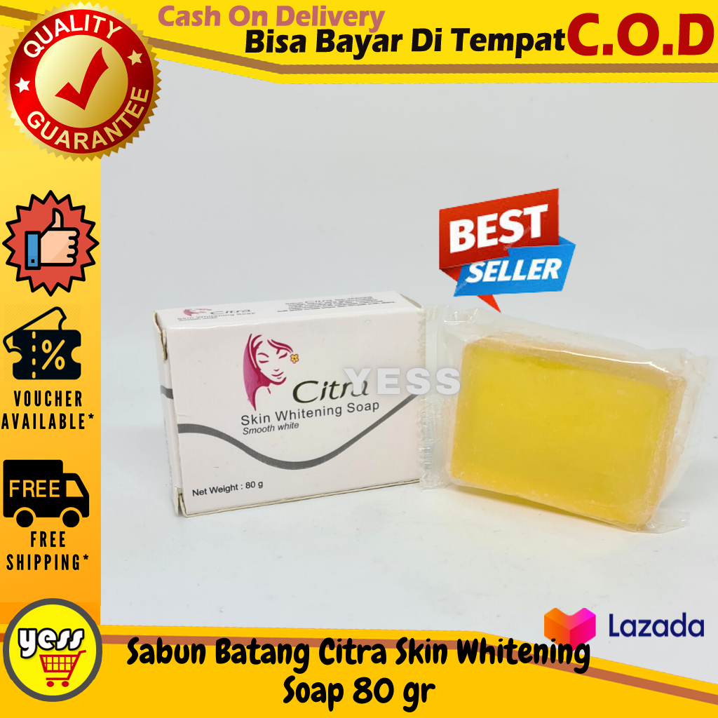 YESS - Sabun Batang Citra Skin Whitening Soap 80 gr | Citra Sabun ...