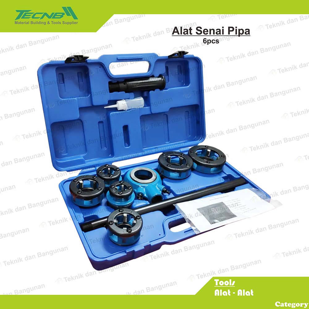 Alat Snai Senai Pipa Manual Pipe Ratchet Die Stock Drat 1/2" - 2 ...
