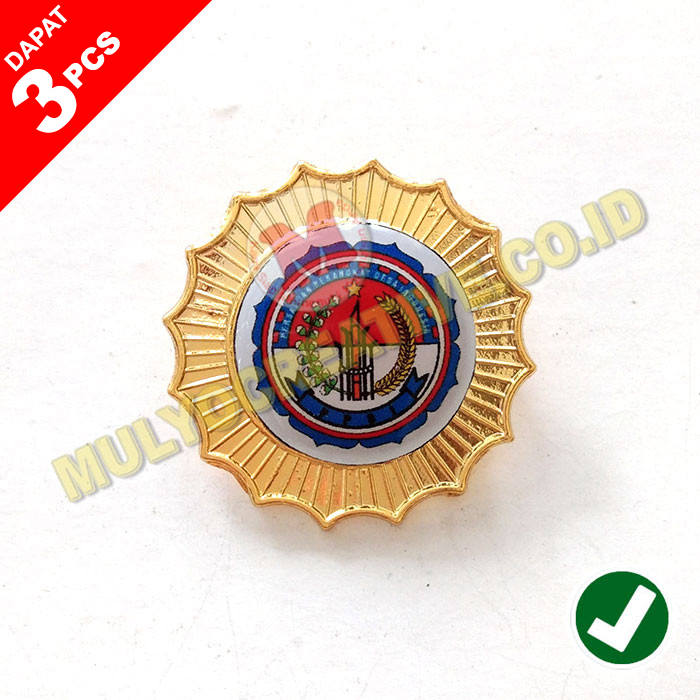 Pin PPDI - Lencana Perangkat Desa Indonesia Model Matahari / 3pcs ...