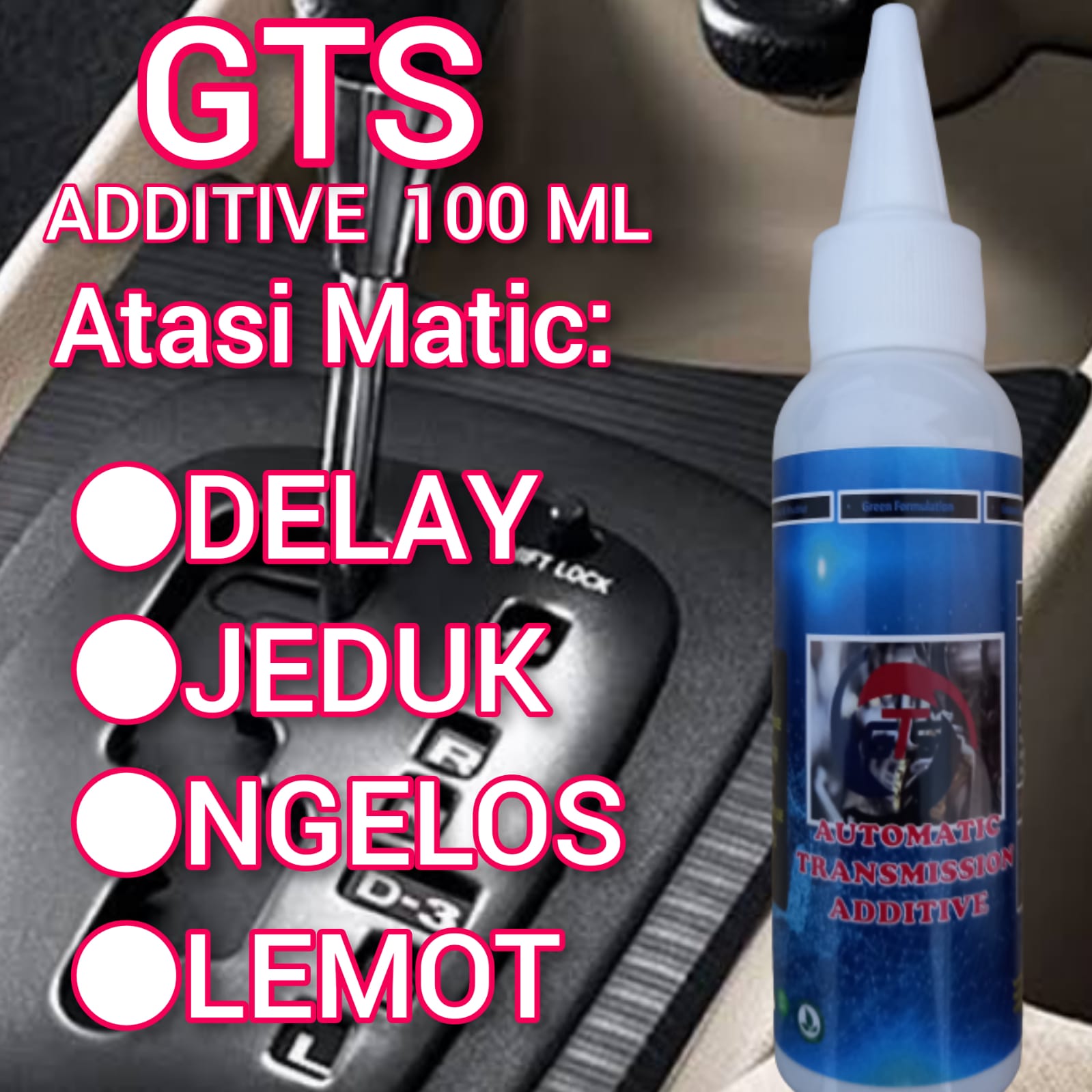 AUTOMATIC TRANSMISION ADDITIVE GTS 100 ML GEARBOX ADDITIVE Aditif Oli ...