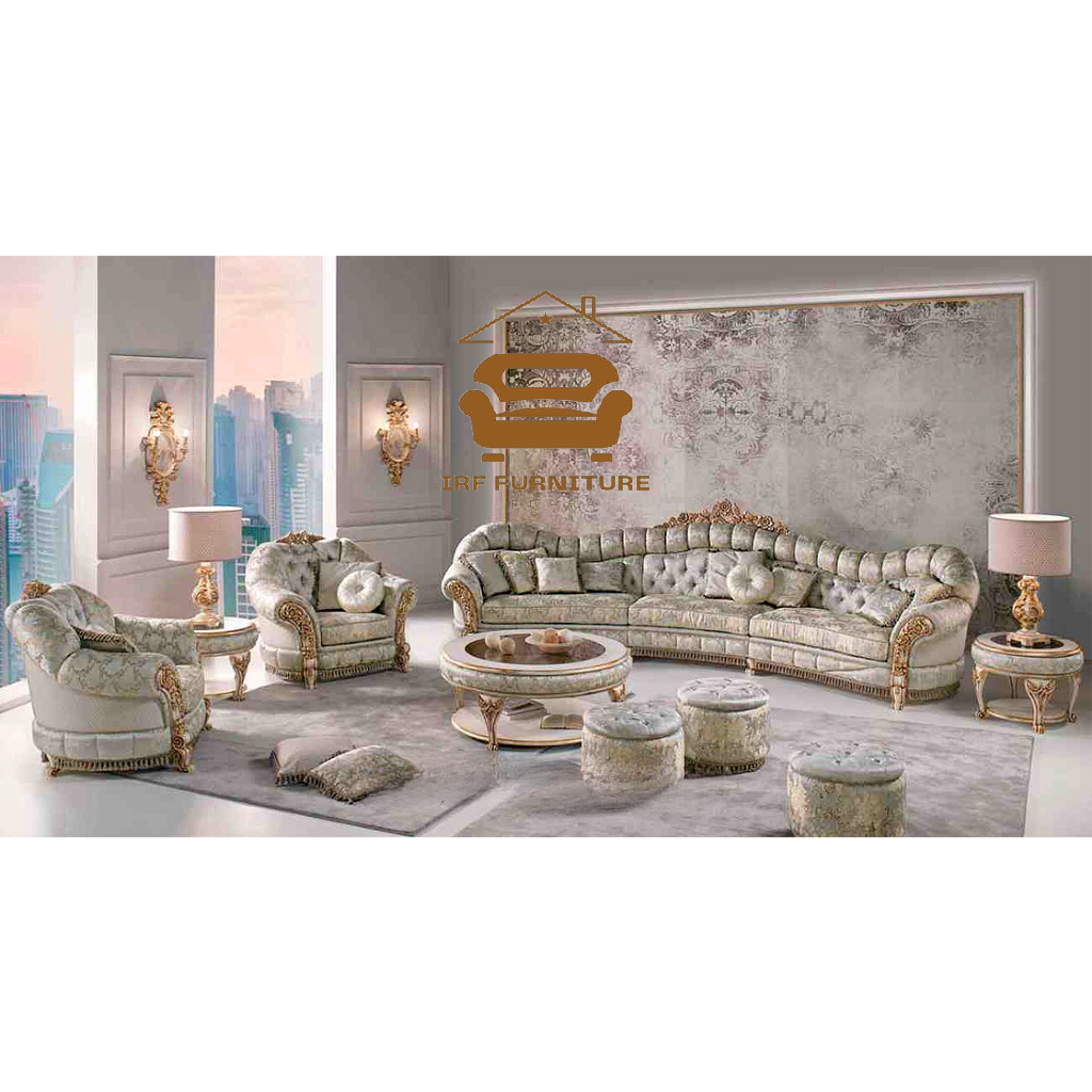 Sofa Ruang tamu furniture jepara model eropa clasik | Lazada Indonesia