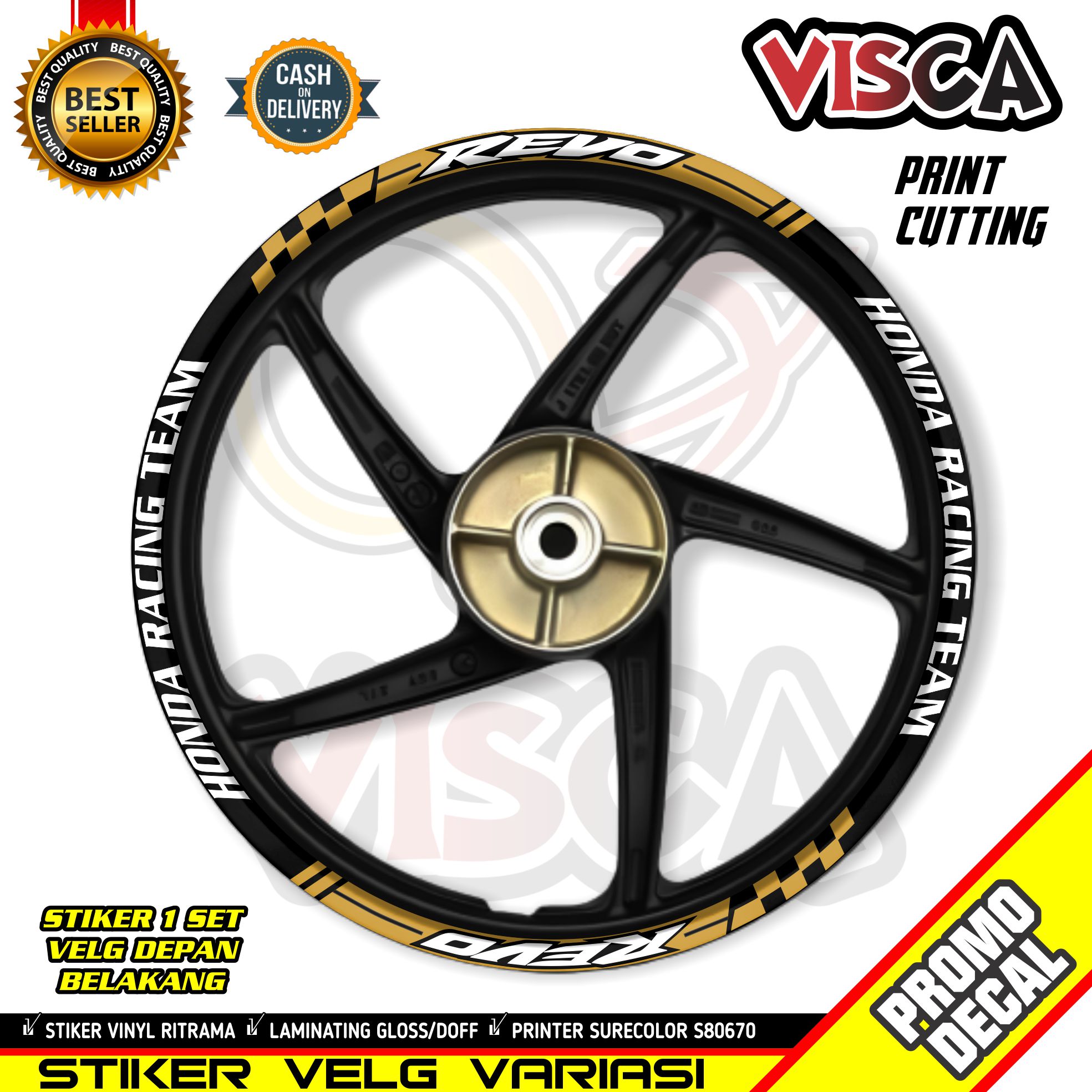 Stiker Velg - Sticker Velk - Stiker Cutting Velg - Stiker Velk Revo ...