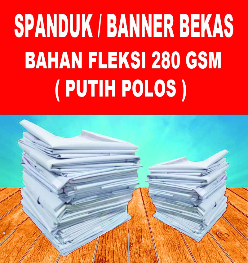 Spanduk Banner polos f280h baru ( harga untuk permeter persegi ...