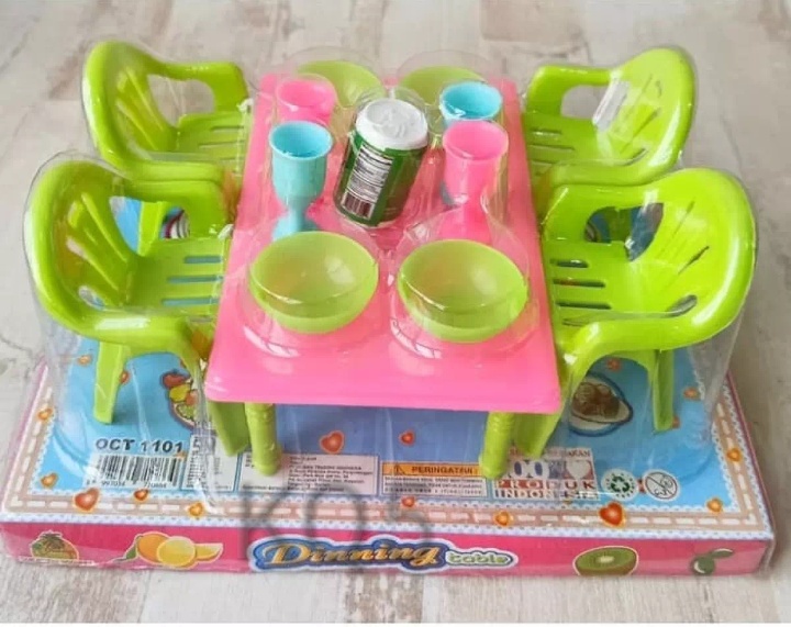 Mainan Meja Makan Anak OCT 1101 Mainan Dinning Table | Lazada Indonesia