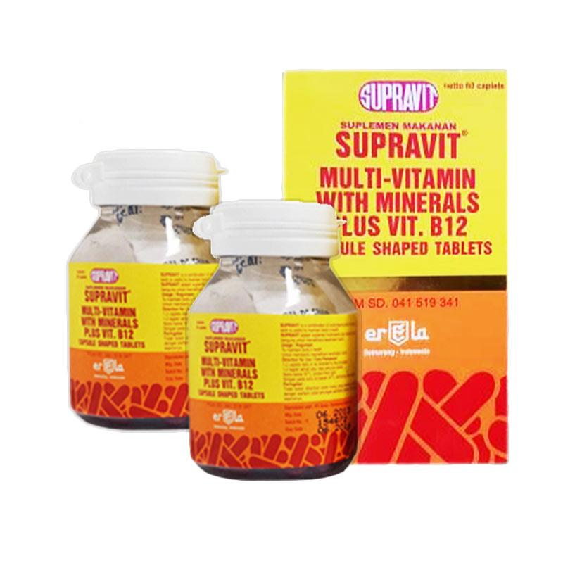SUPRAVIT TAB 60S BTL SUPLEMEN MULTIVITAMIN DAN MINERAL YANG BERGUNA ...