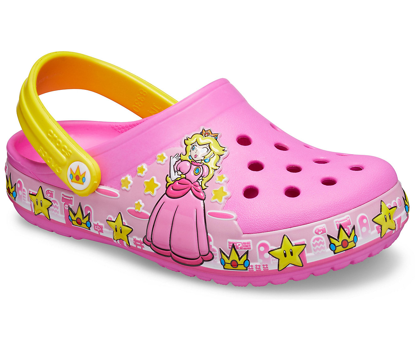 Crocss Princess Peach Super Mario Bros Sandal Anak Cewek Perempuan ...