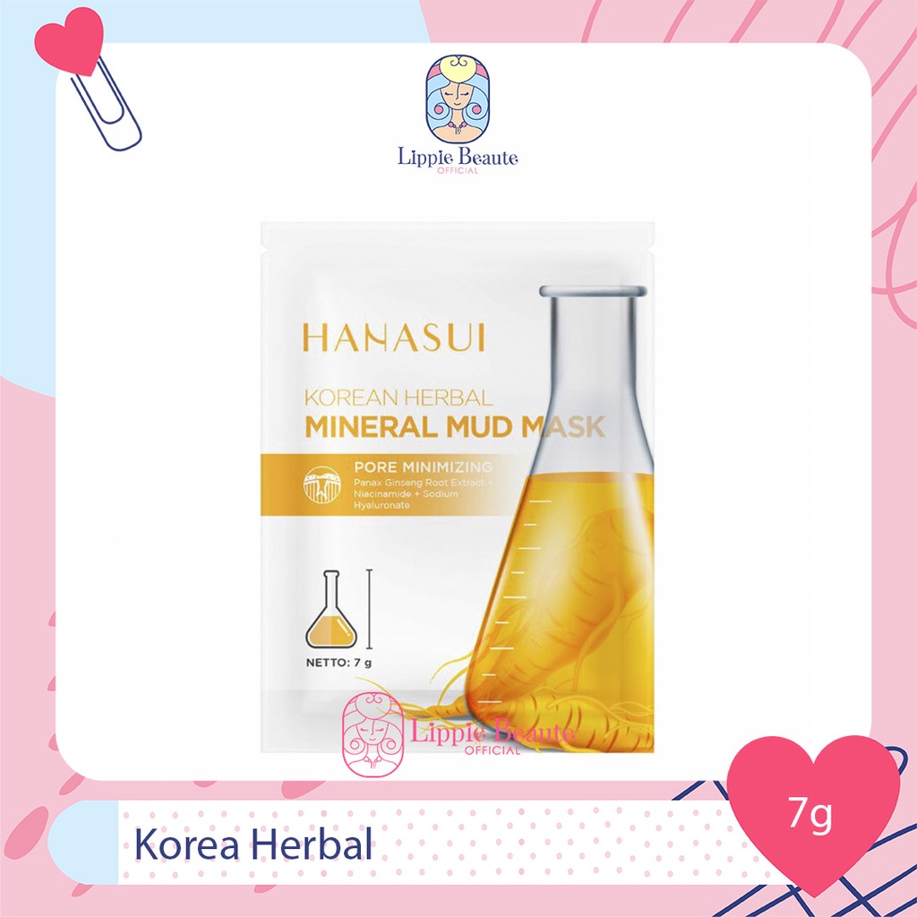 HANASUI - Mineral Mud Musk Korean Herbal || Mineral Mud Musk Asian ...