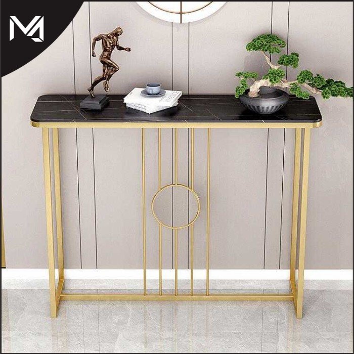 meja Konsul minimalis modern marble gold - consule table | Lazada Indonesia