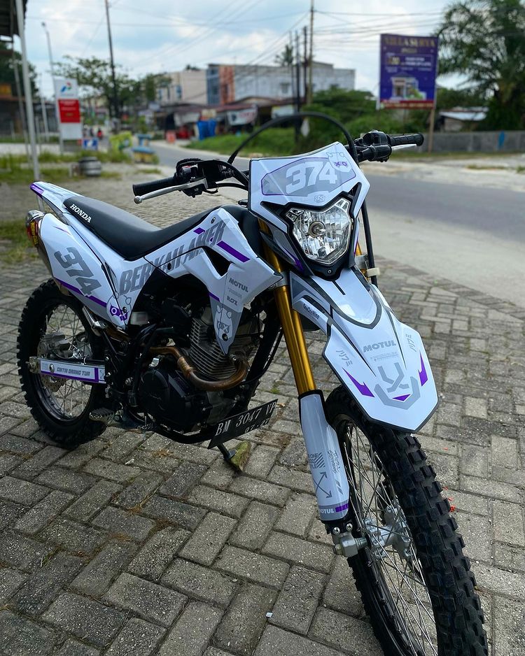 DECAL CRF 150L FULL BODY - DECAL SUPERMOTO MOTO CROSS - DECAL CRF ...