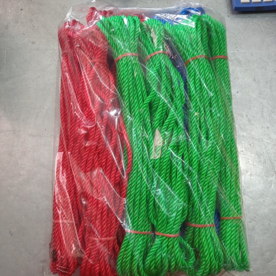 Tambang Tali Tambang Plastik Tambang Kuat Plastik Panjang 10 Meter 4mm ...