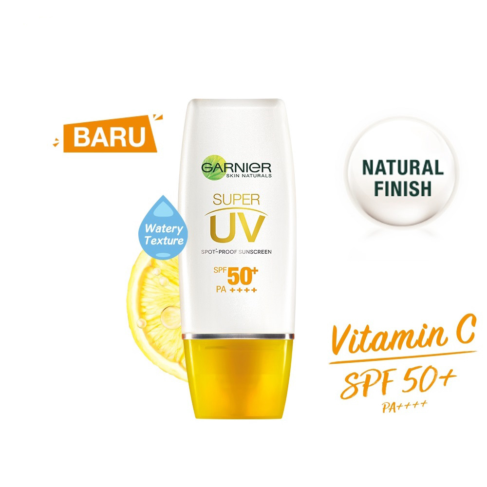 JK Garnier Super UV Spot-Proof Sunscreen [Natural Finish] SPF 50+ PA++ ...
